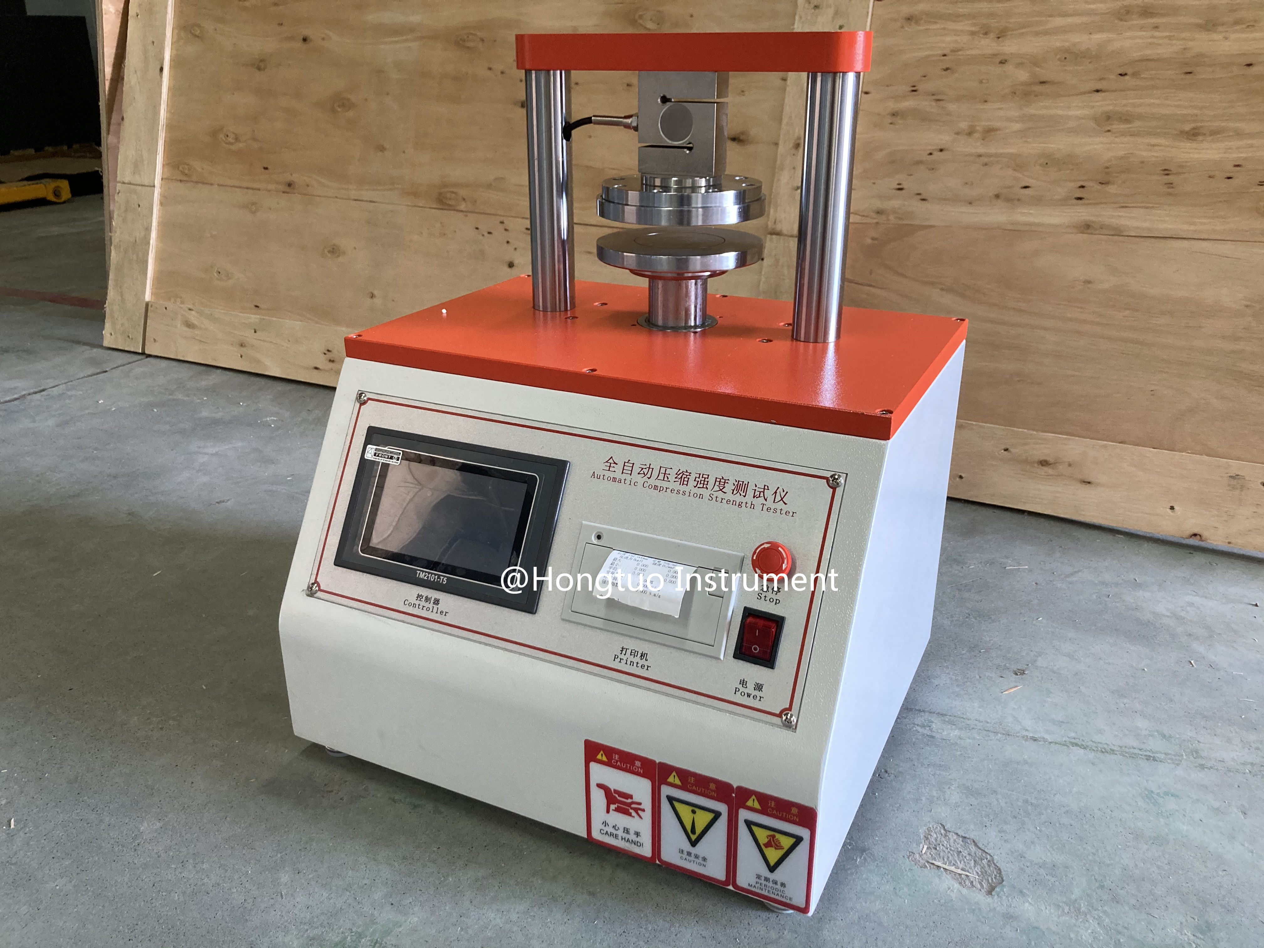 Cardboard Carton Edge Crush Strength Tester / Meter / Testing Machine ...