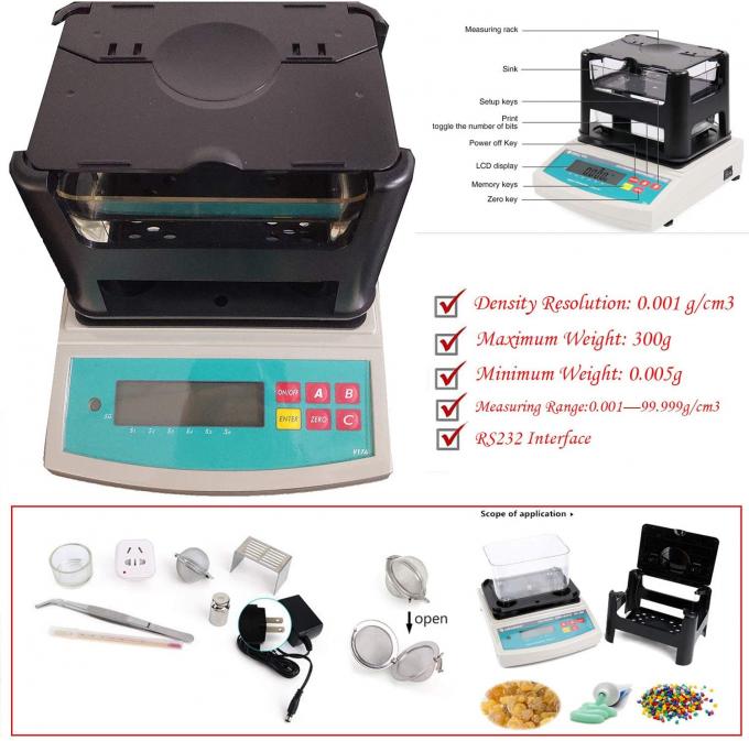 DH-600 Original Factory Electronic Densimeter, Gravimeter, Densitometer ...